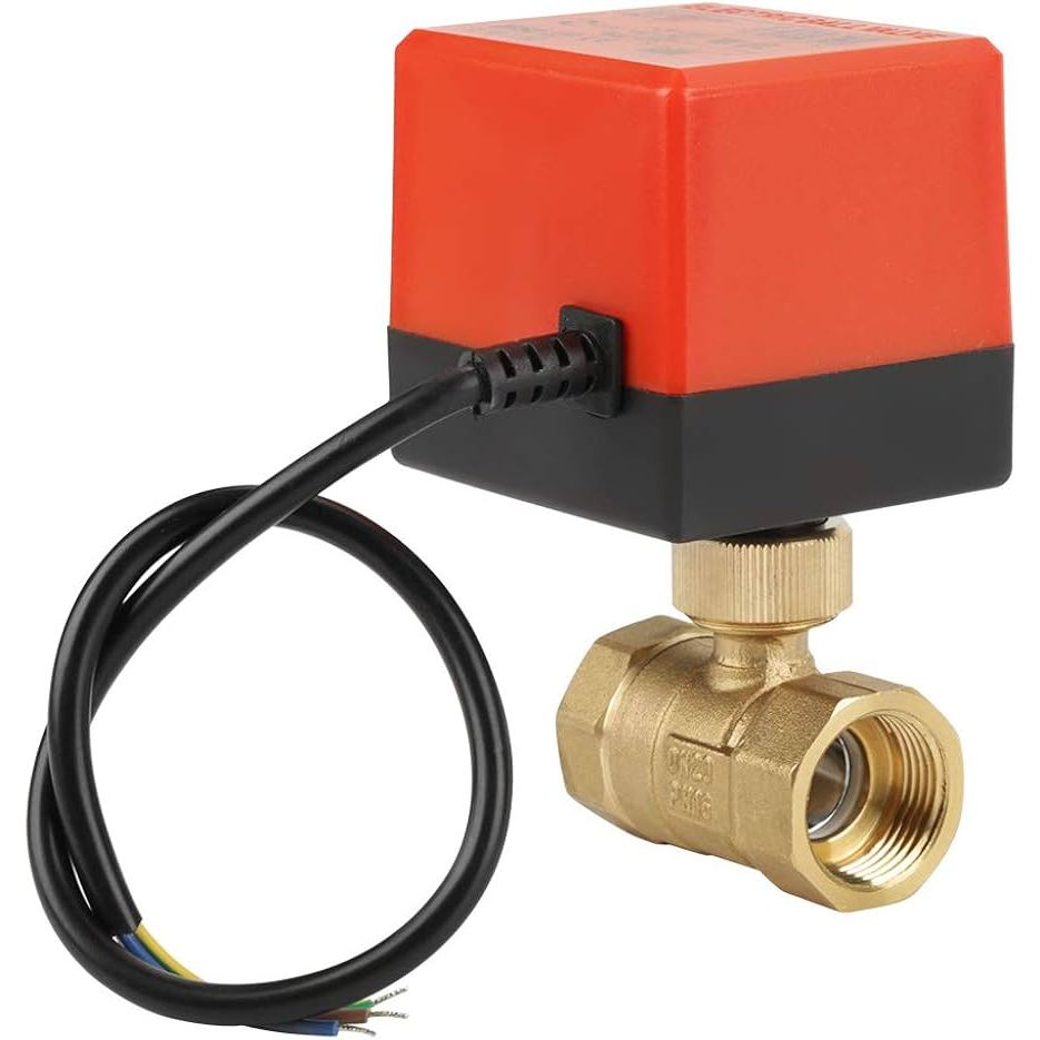 Jual Electric Ball Valve Motorized DN15 AC 220V G 1/2 inch BSP Brass ...