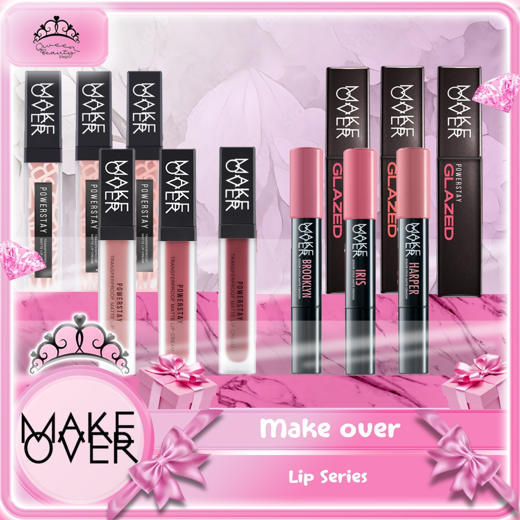 Jual Make Over Lip Series | Transferproof Matte Lip Cream | Color Stick ...