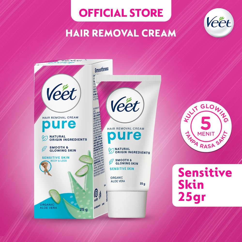 Jual Veet Sensitive 25 gr (Aloe & Vitamin E) | Shopee Indonesia