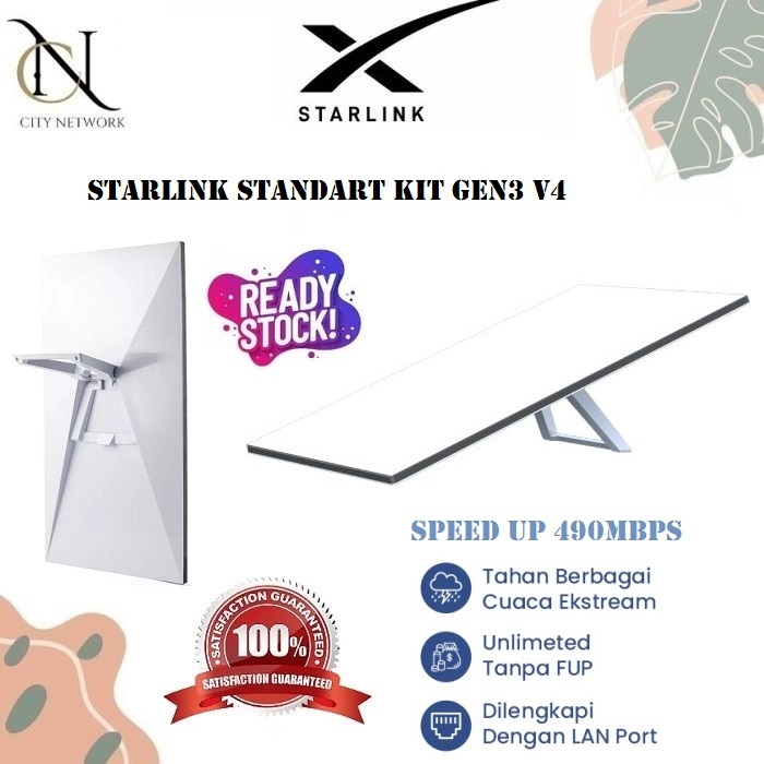 Jual Starlink V4 Gen 3 Standard Dual Wifi System W/ 2 Lan Port RJ45 ...