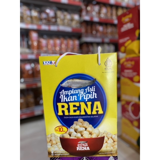 Jual Amplang Ikan Pipih Rena Box Isi 10pcs | Oleh Oleh Kalsel | Makanan ...