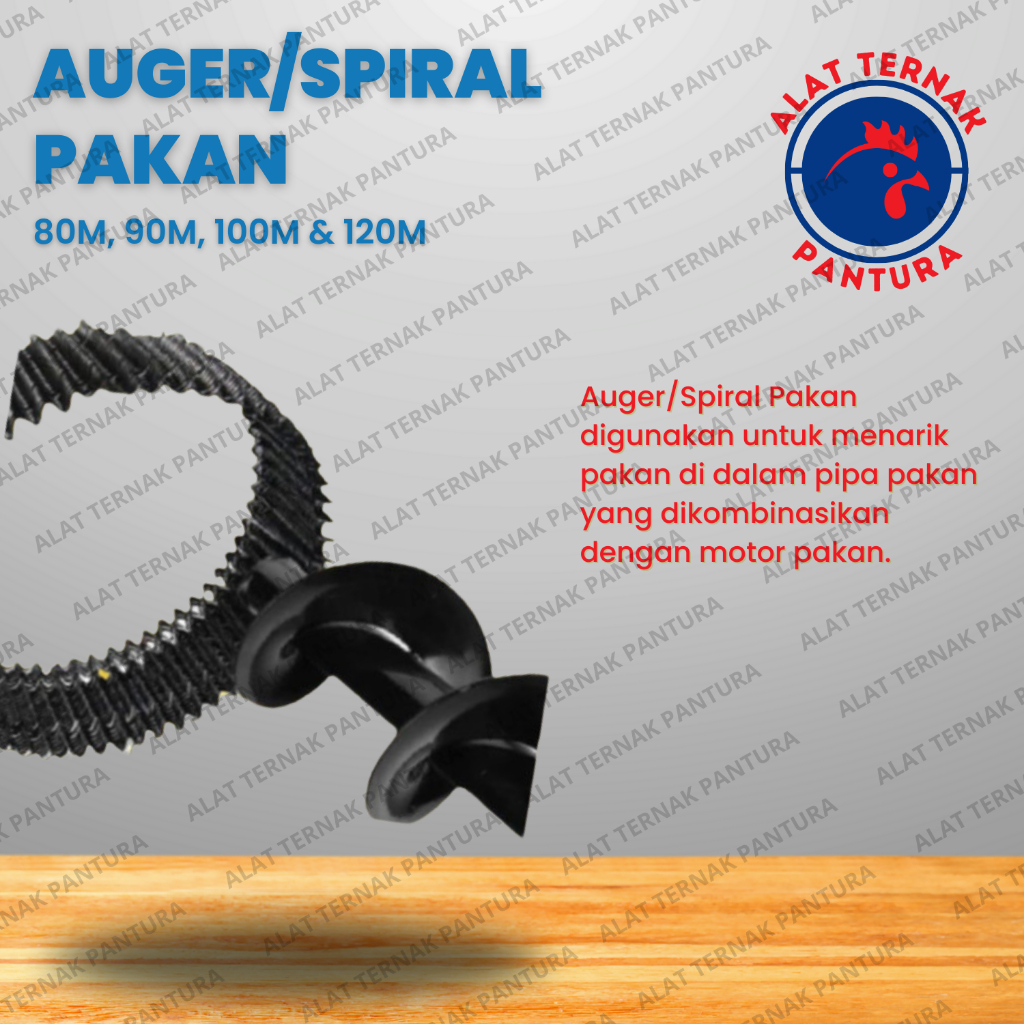 Jual Auger/Spiral Pakan/Auger 80m/Pakan Otomatis - Alat Ternak Kandang ...
