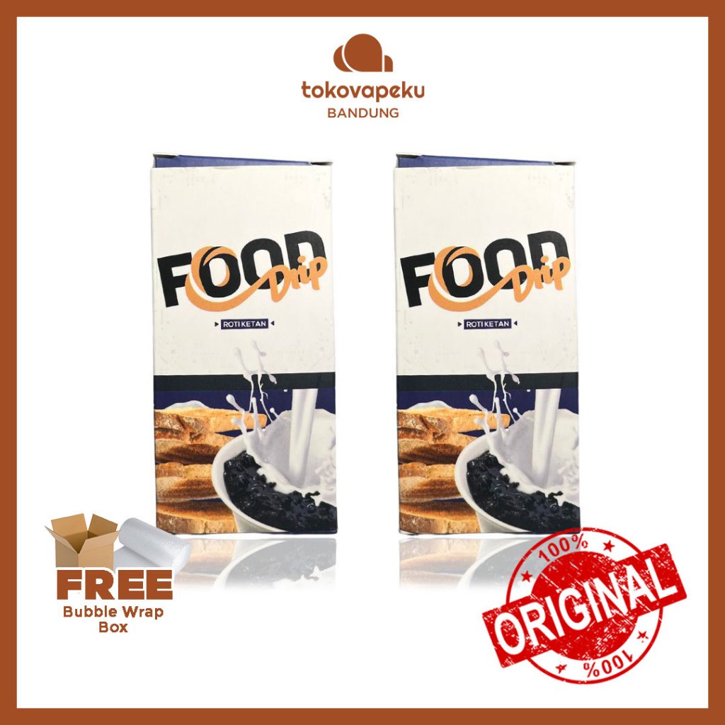 Jual FOOD DRIP ROTI KETAN FOOD DRIP 60ML ORIGINAL by DND | Shopee Indonesia