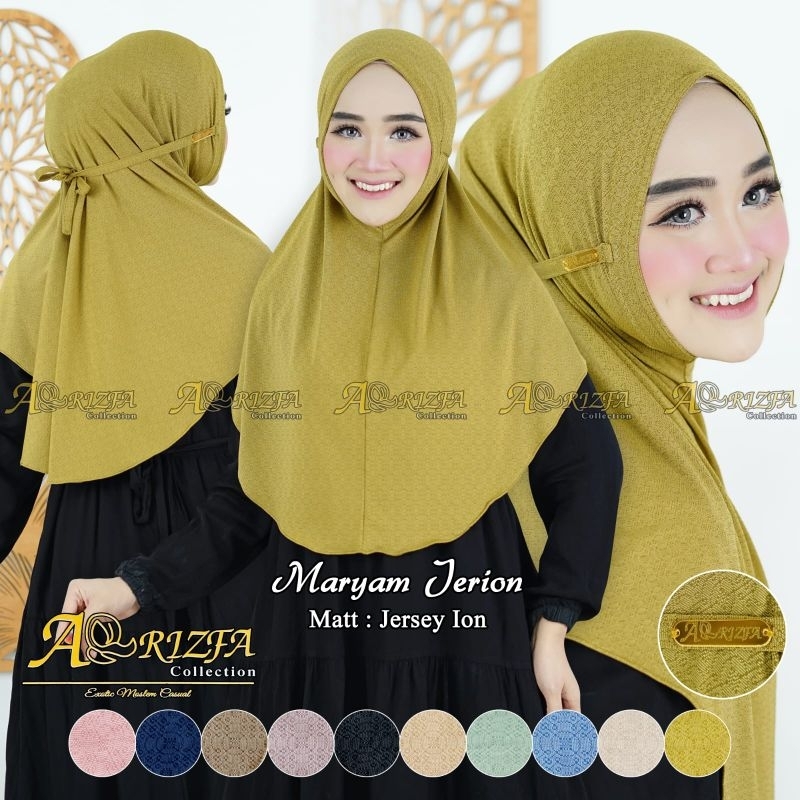 Jual JILBAB MARYAM INSTAN DAILY / JILBAB DAILY INSTAN ORI ARRIZFA HIJAB - MARYAM JERION/ION ...