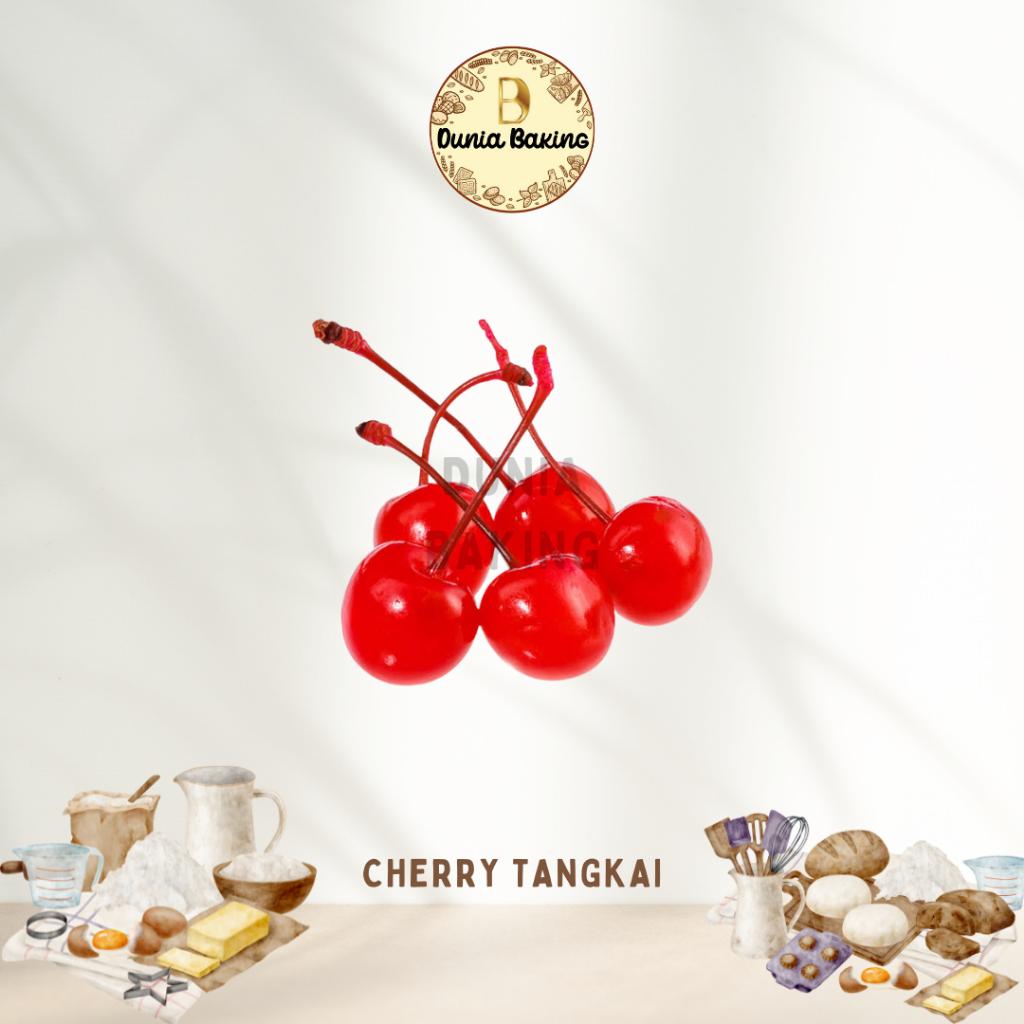 Jual Red cherry / Cherri tangkai / Cheri tangkai (4 tangkai) | Shopee ...