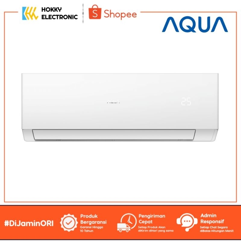 Jual Ac AQUA Aqa-kcr05fqal Aqa Kr/cr5fqal Ac Split Standard 1/2 PK | Air Conditioner 0.5 PK Kr ...