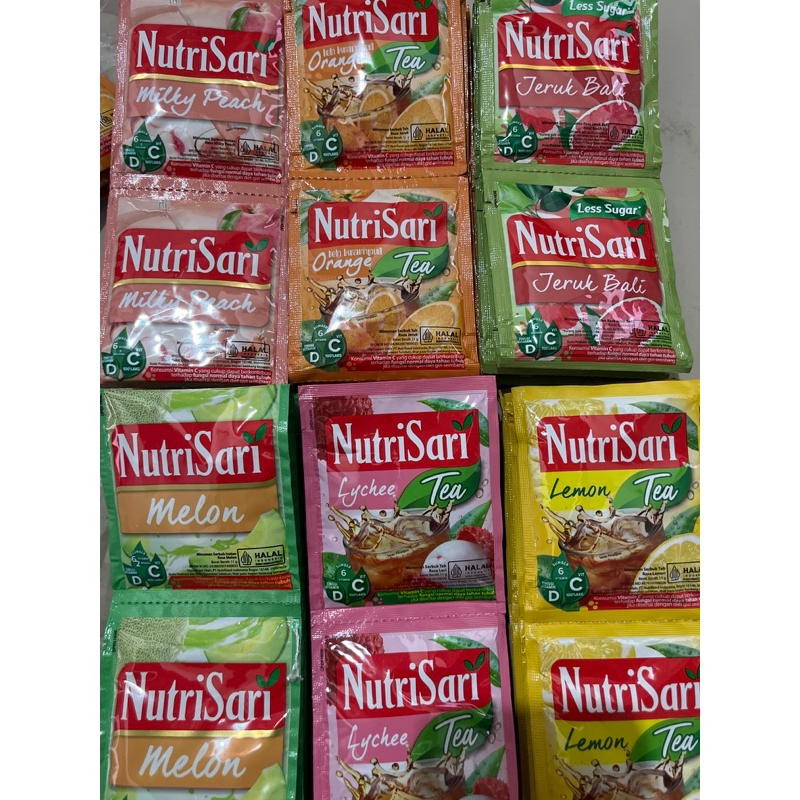 Jual Nutrisari renceng All variant/ rasa terbaru/ Nutrisari vitamin C ...