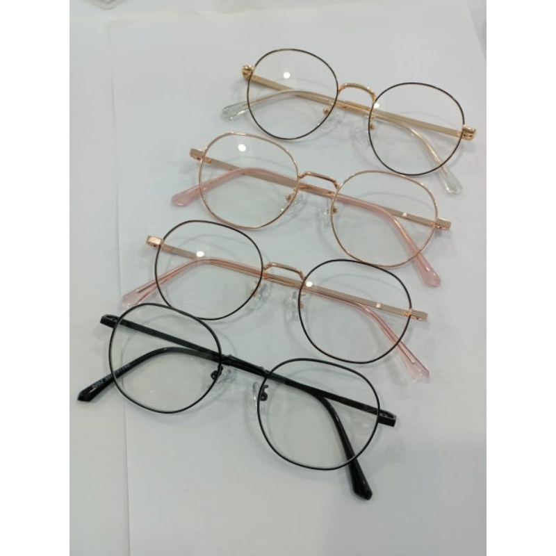 Jual frame kacamata cewek terbaru frame kacamata besi bulat terbaru ...