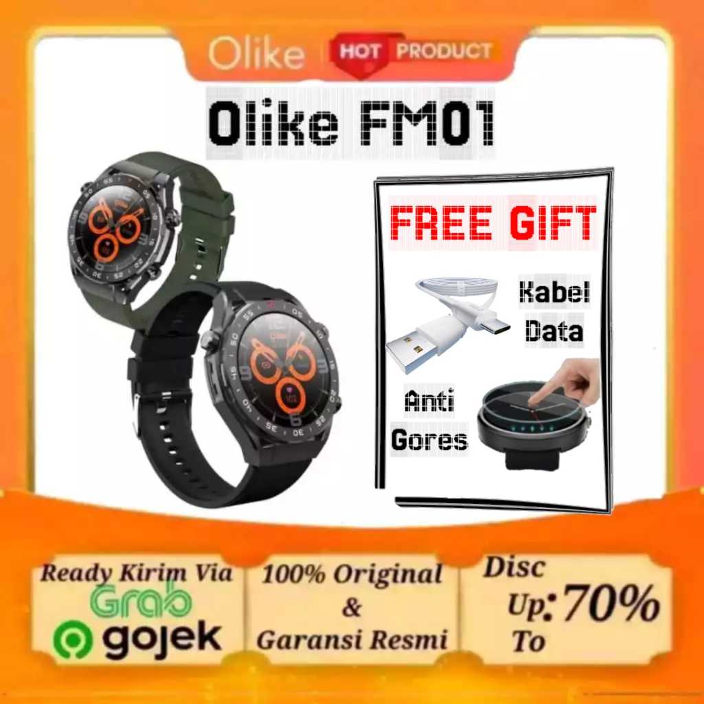 Jual Olike ATLAS FM01 Smartwatch 1.39" HD Display IP68 Metal Frame BT Call | Shopee Indonesia