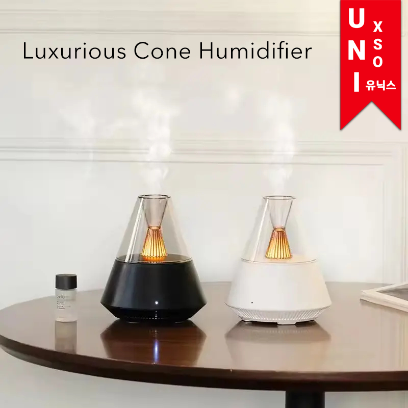 Jual Unixso Cone Ultrasonic Humidifier Aroma Terapi Air Diffuser ...