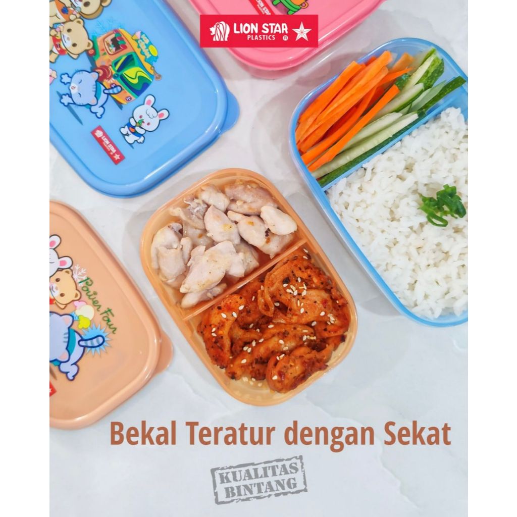 Jual TEPAK MAKAN ANAK/ TEPAK MAKAN SEKAT/ TEPAK LAUK/ TEPAK ROTI LION ...