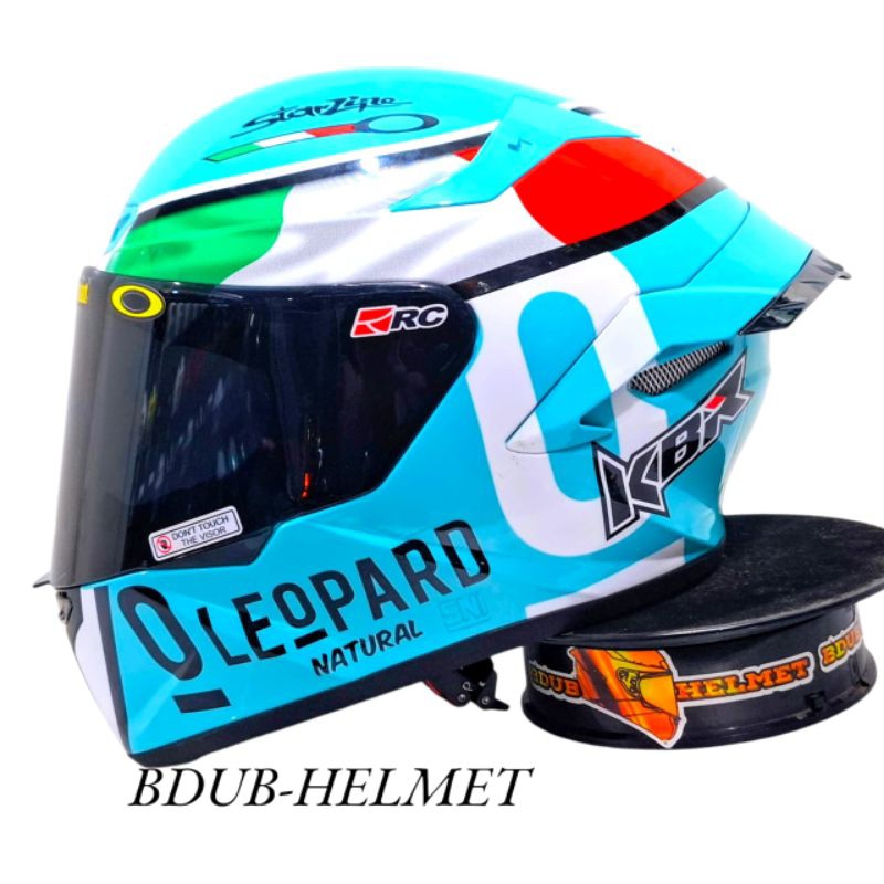 Jual Helm TT course TTC course kbr dalla porta blue paket ganteng ...