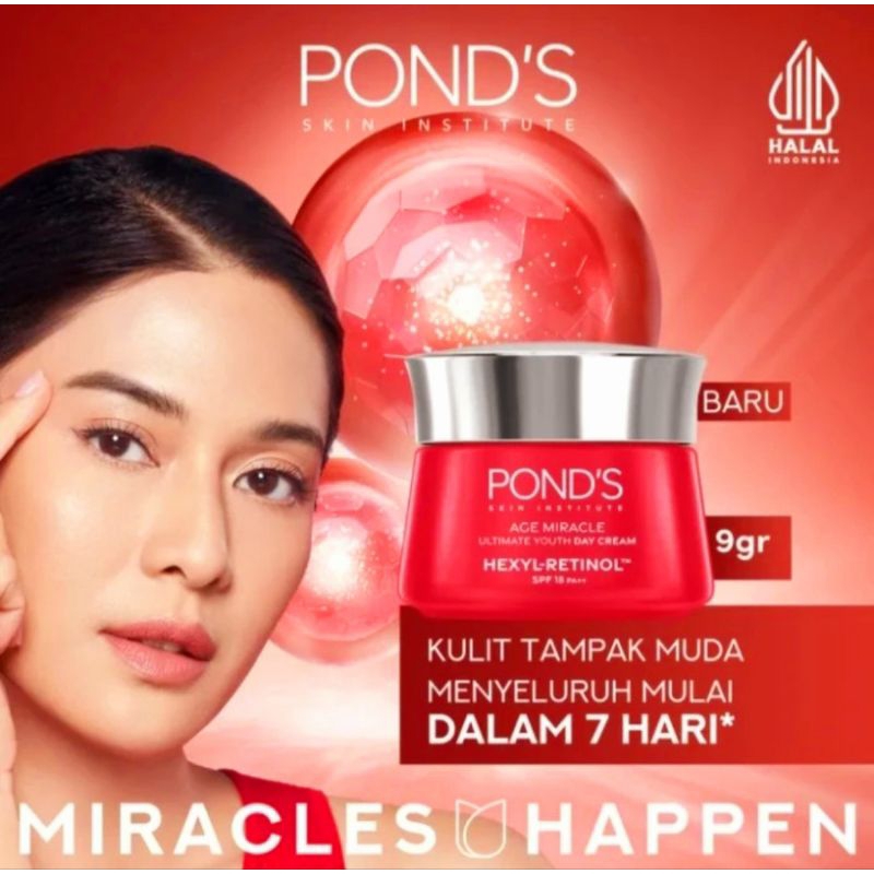 Jual PONDS AGE MIRACLE DAY CREAM 10grm | Shopee Indonesia