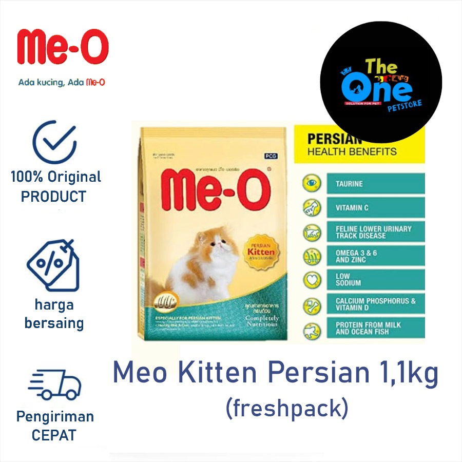 Jual MEO Kitten Persian 1,1kg FRESHPACK Makanan Kucing Me-O Meo Persian ...