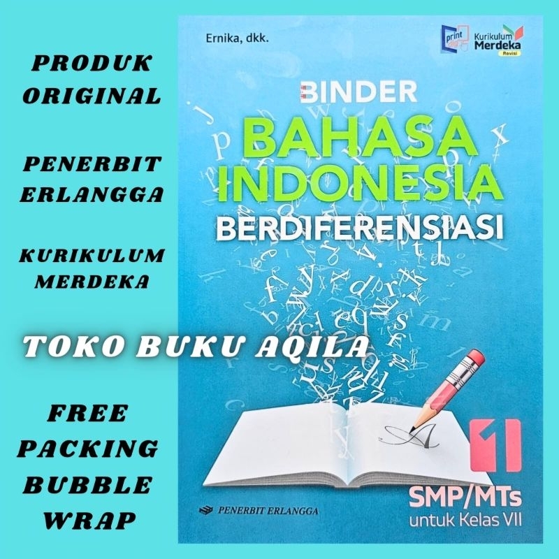 Jual Buku Binder Bahasa Indonesia Kelas 7 / 1 SMP Full Color Penerbit ...