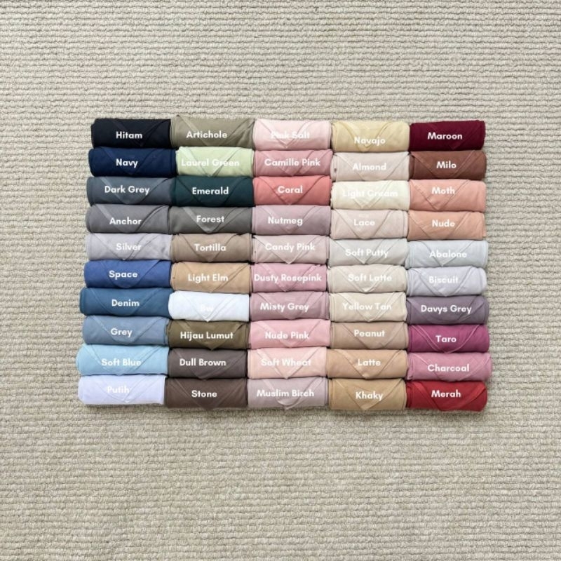 Jual Malay Scarf 2 Ovale (Hijab Segiempat Malay 2 Oval 110cm cm ...