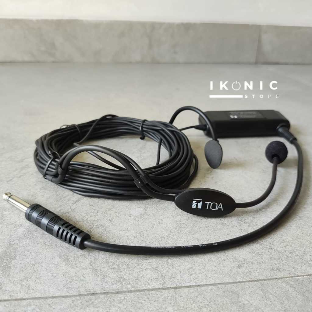 Jual IKONIC Mic Kabel Headset TOA ZM 371 HS Original Toa Bando ZM 371 ...