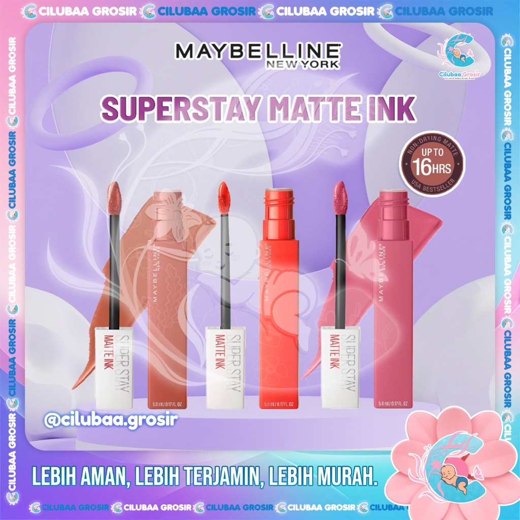 Jual Maybelline Super Stay Matte Ink Lipcream REDS EDITION Super Stay ...
