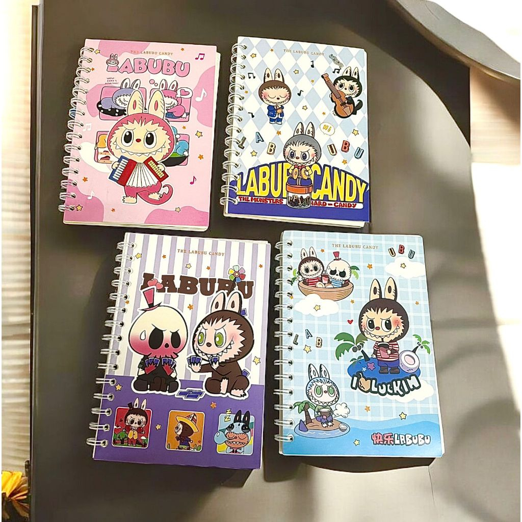 Jual *LABUBU Buku Tulis Ring Notebook /Buku Tulis Sekolah stationery ...