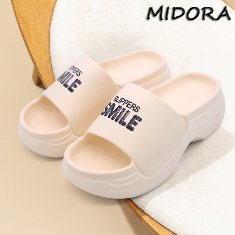 Jual MIDORA Sandal Platform Wanita Sepatu tinggi Tingkat Sol Lembut ...