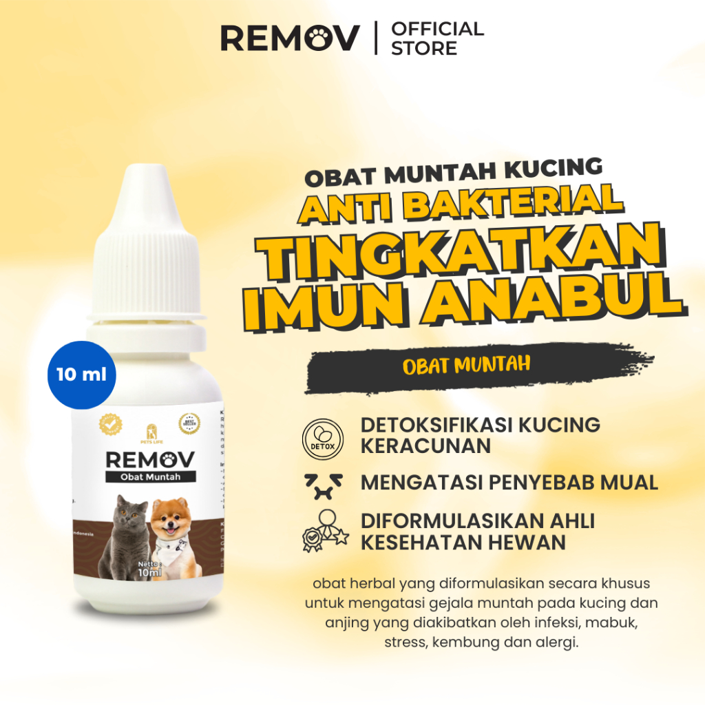 Jual Remov Obat Muntah Akibat Infeksi Pencernaan dan Stress Untuk ...
