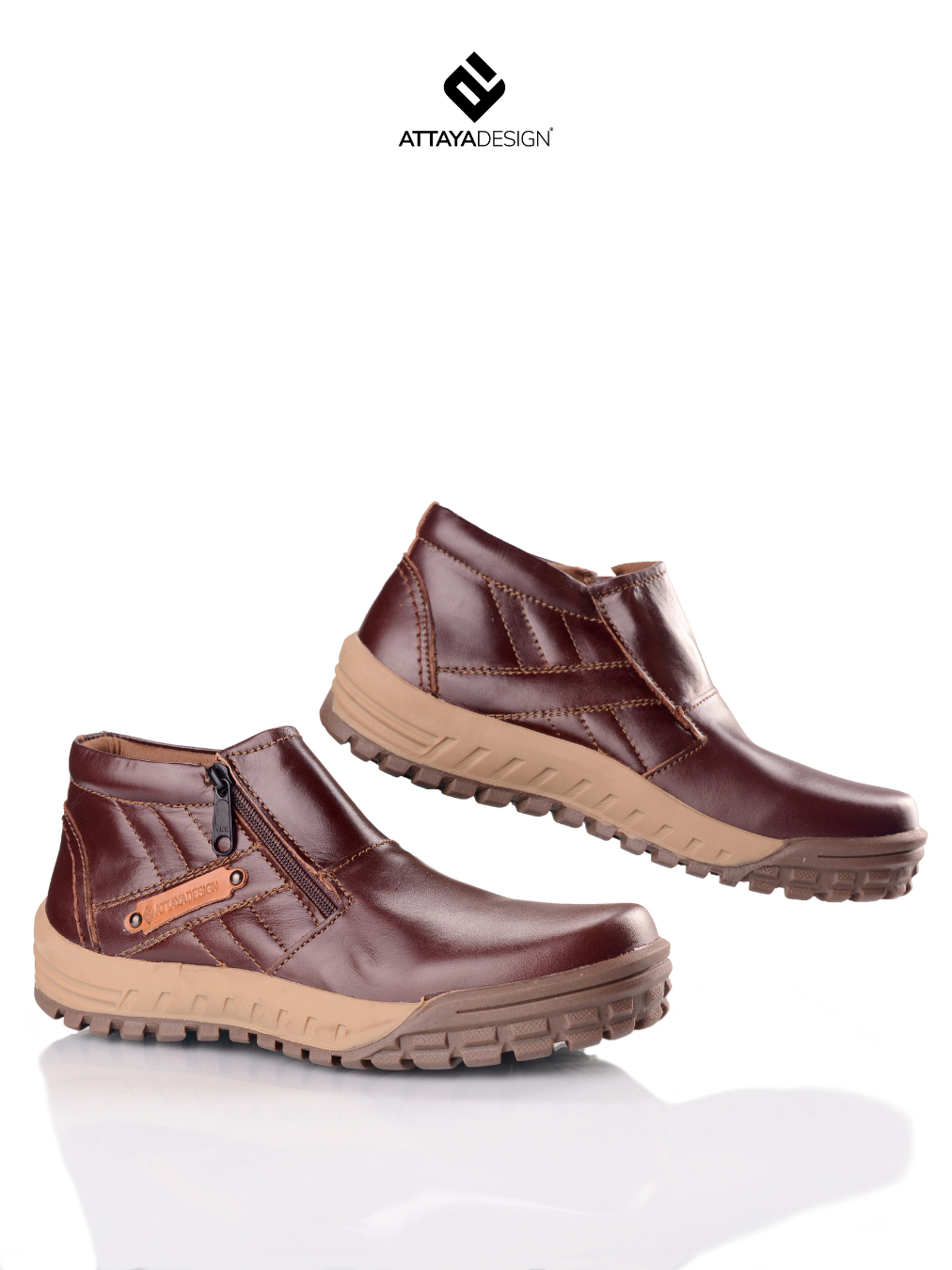 Jual ATTAYA DESIGN Sepatu Boot Fashion Pria Kulit Asli Original ...