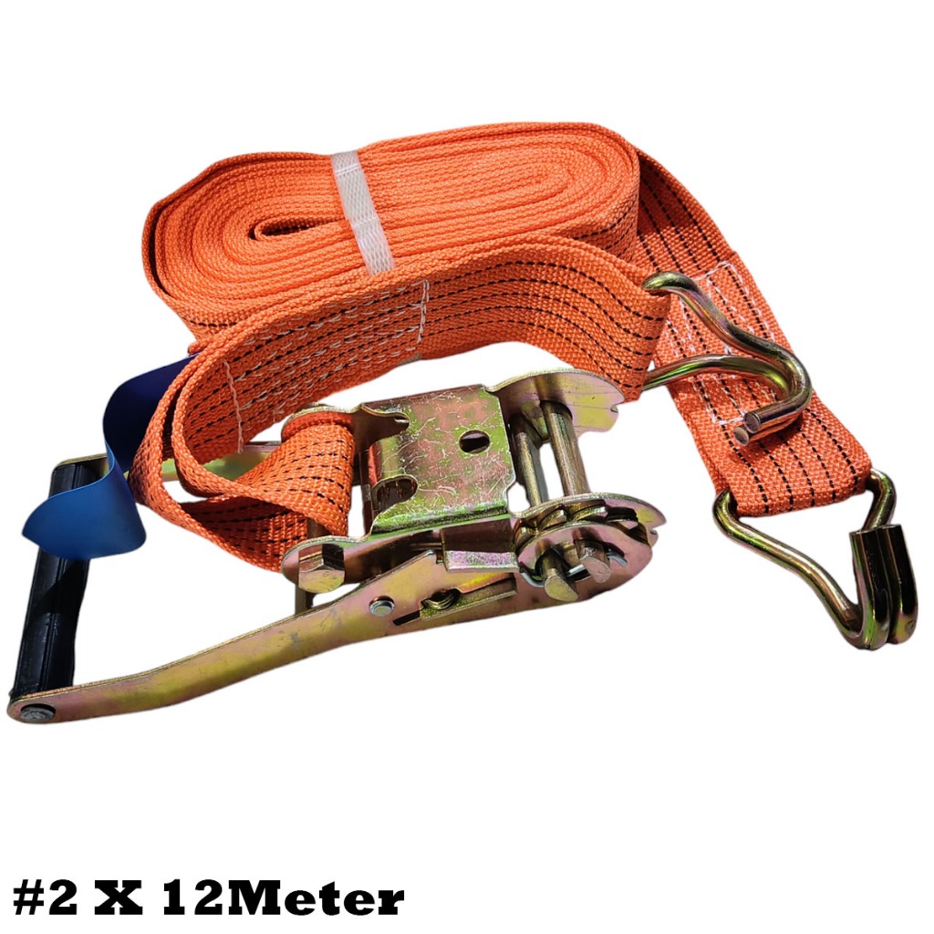 Jual Rachet Tie Down 10-12 Meter 10 TON Webbing Cargo Lashing Belt ...