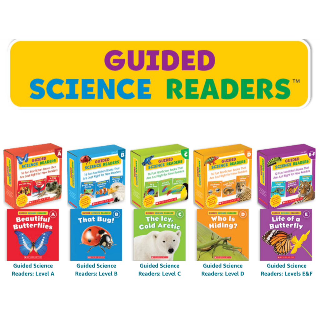 Jual [READY] Scholastic Guided Science Readers Parent Pack Level A B C ...