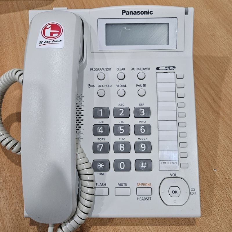 Jual Telepon Panasonic KX-TS880 / KX-TS885 Caller ID Speaker Phone Second Bagus | Shopee Indonesia