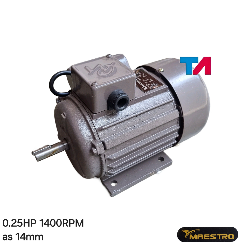 Jual ELECTRIC MOTOR | DINAMO 1/4HP 1/2HP 3/4HP 1HP 1,5HP 2HP 3HP 1400 RPM 1 PHASE MAESTRO ...