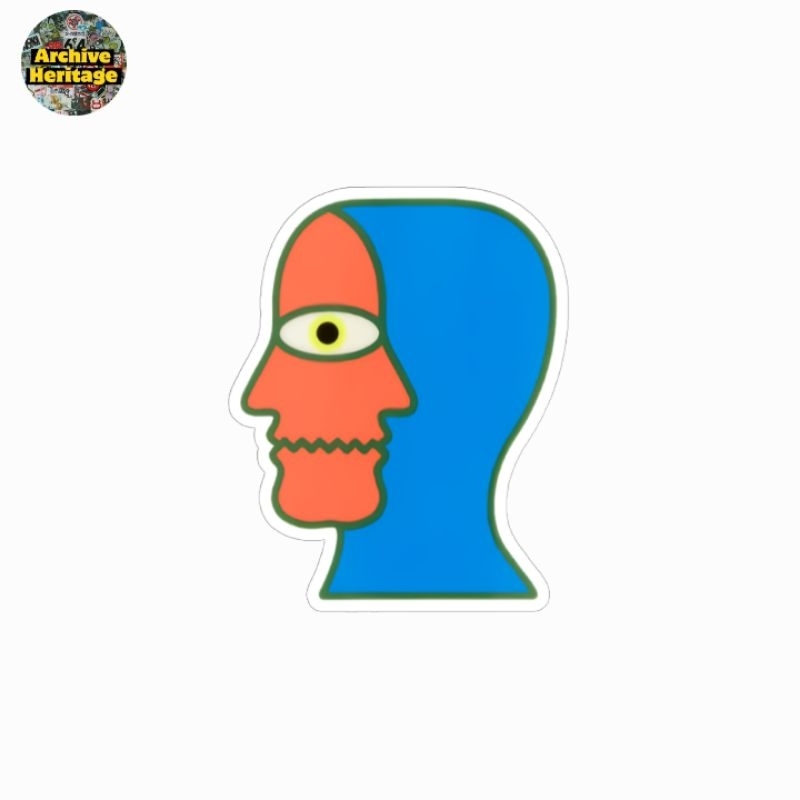 Jual sticker Brain Dead Face logo brand clothing streetwear stiker ...