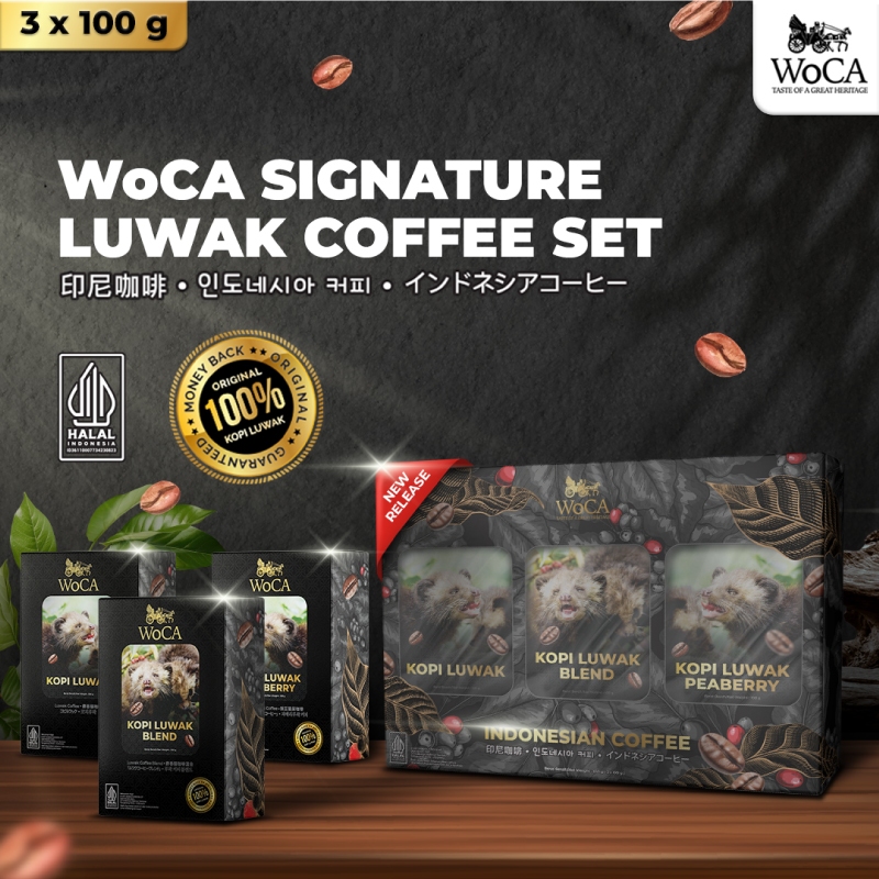 Jual WoCA Signature Luwak Coffee Set | Shopee Indonesia