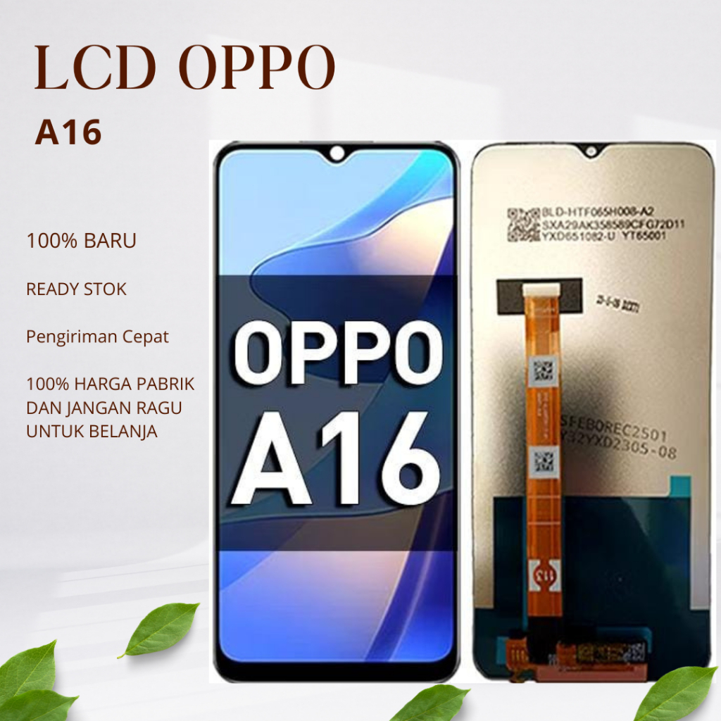 Jual LCD OPPO A16/A16S/A16 2021/REALME C25 BLACK (100% BARU) | Shopee ...