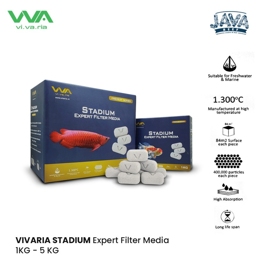 Jual Vivaria Stadium - Media Bakteri Aquarium - JAVA Petco Semarang ...