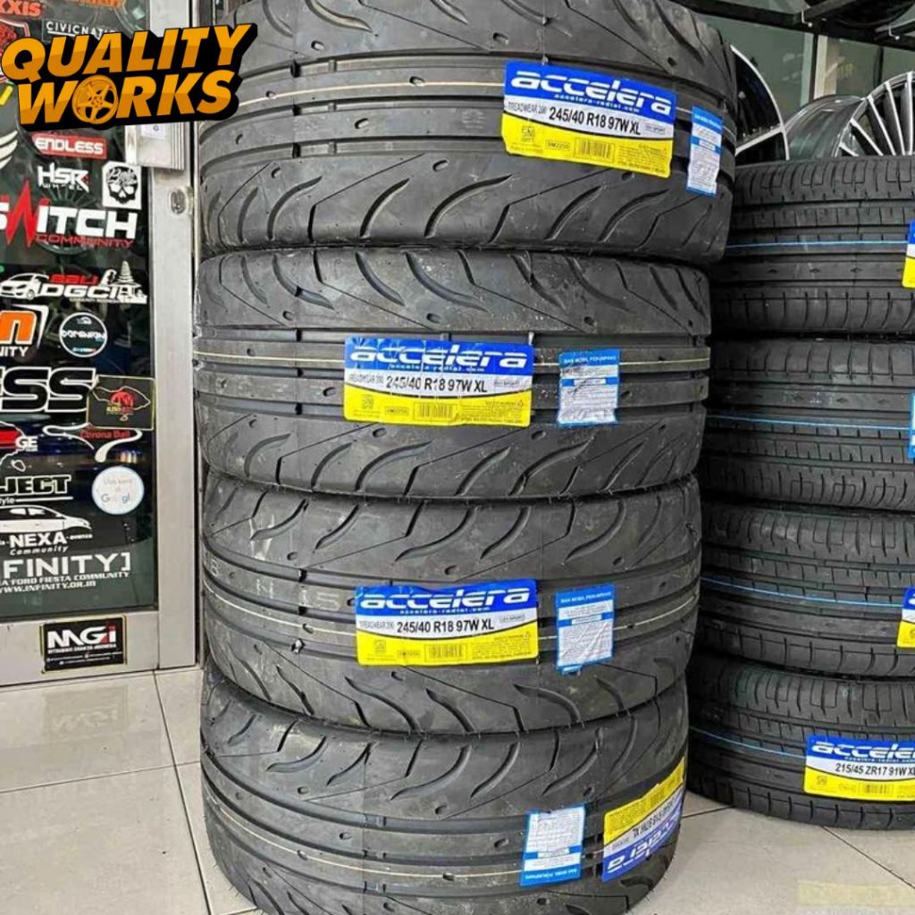 Jual Ban Mobil Semi Slick Tapak Lebar R18 245/40 Ukuran 245 40 R18 ...