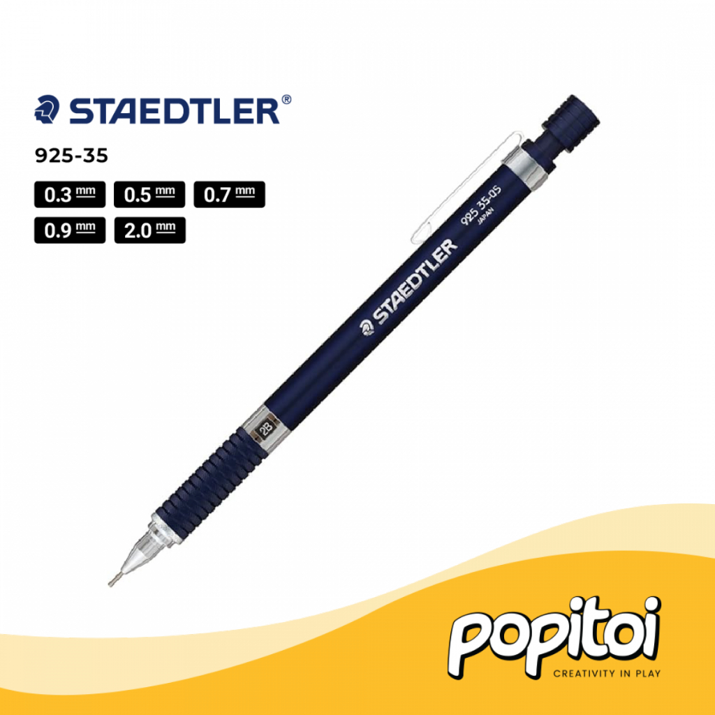 Jual Staedtler 925-35 Drafting Mechanical Pencil 0.3 0.5 0.7 0.9 2.0 mm ...