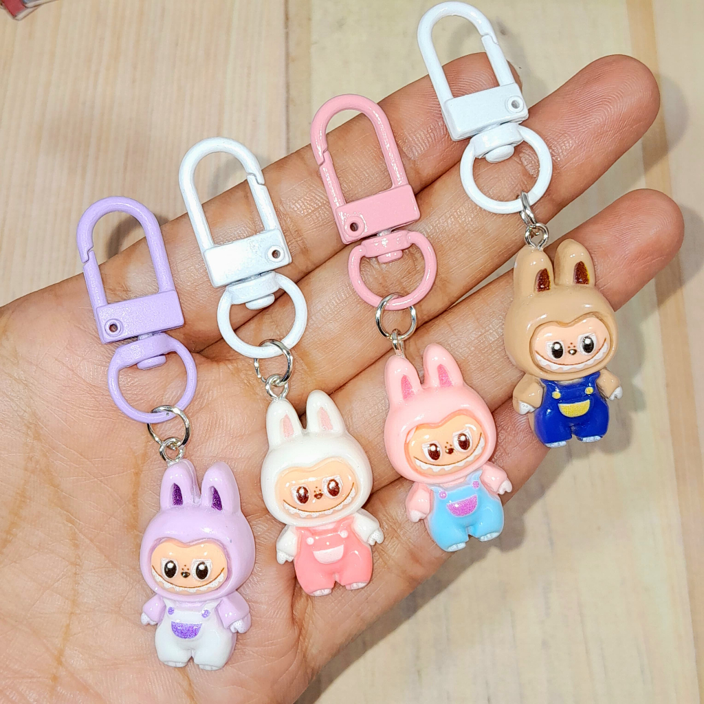 Jual Gantungan Kunci Resin LABUBU Super Lucu Cute Favorit Anak ...