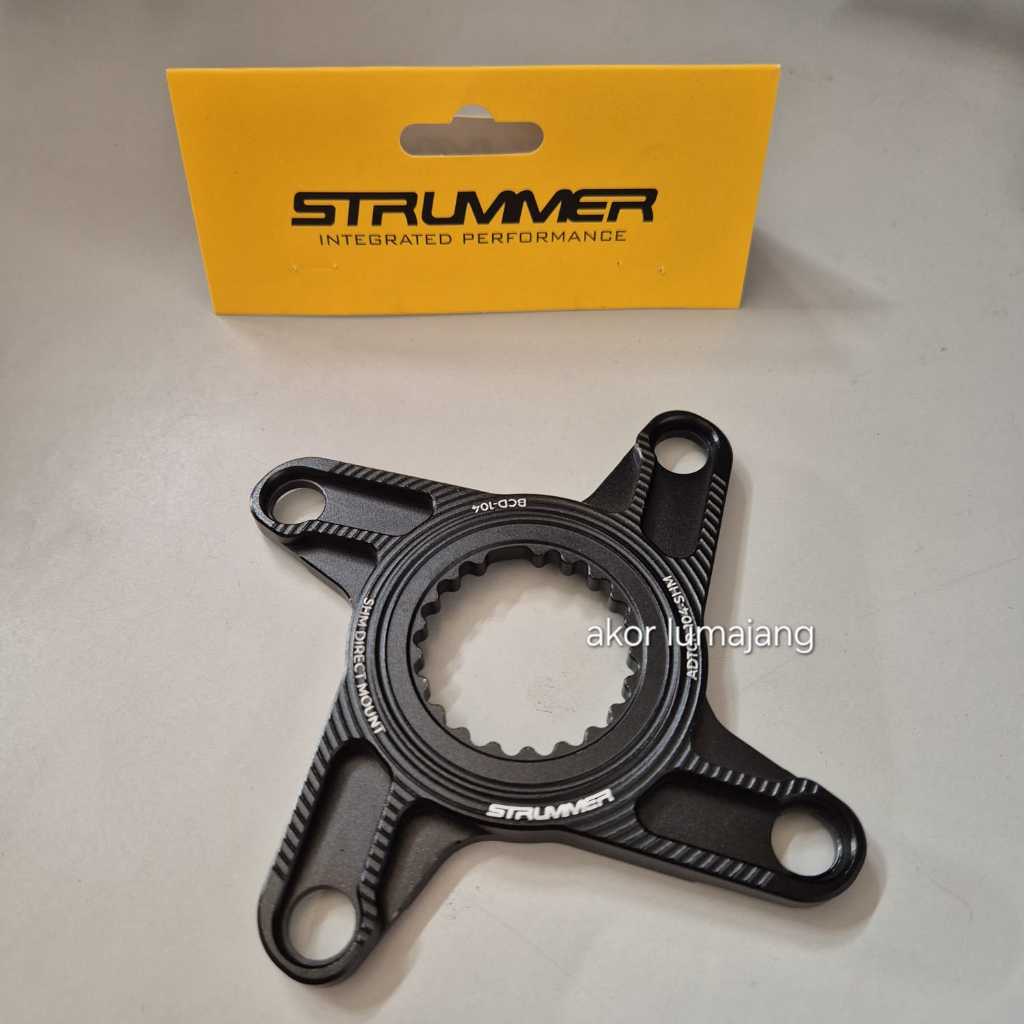 Jual Strummer ADTCR-104-SHM Chainring Adaptor for crank Shimano Direct Mount - deore xt SLX BCD ...