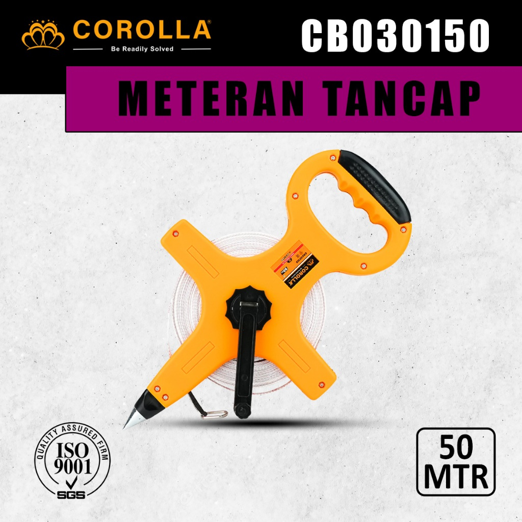 Jual Corolla Meteran Tancap Corolla Meteran Tanah Meteran Roll 50 Meter ...