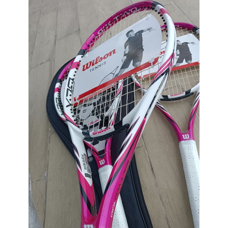 Jual Raket Tennis Wilson Six Two Blx Shocking Pink Raket Neon Pink ...