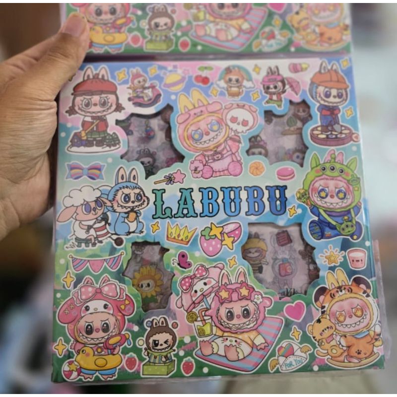 Jual STICKER ANOMALI 1 BOX 100pcs Stiker LABUBU LOTSO SANRI0 MOMO 1 BOX ...