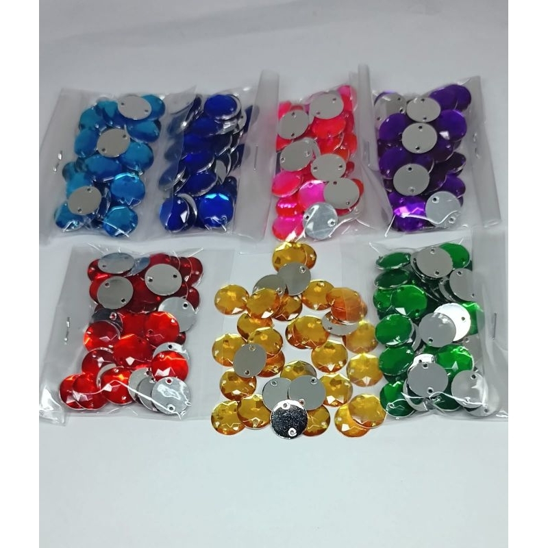 Jual PAYET BAJU / BATU BULAT 12MM ( ISI:-/+50PCS ) | Shopee Indonesia