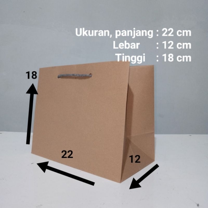 Jual paper bag murah / paper bag polos/ tas kado /tas souvenir/ paper ...