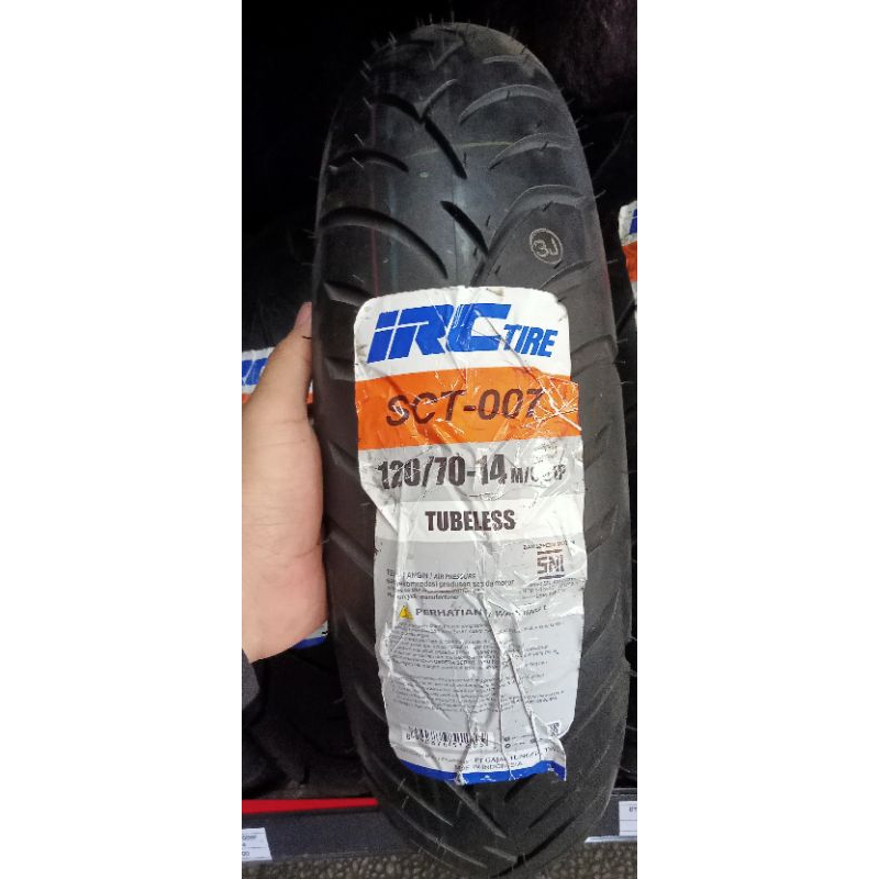 Jual Ban belakang pcx 150 vario 160 bawaan 120/70-14 IRC SCT 007 ...