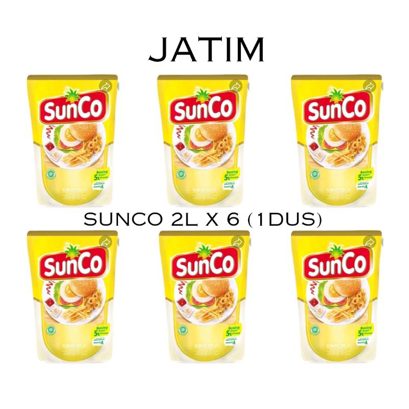 Jual SUNCO 1 Dus (2L x 6 ) JJ | Shopee Indonesia