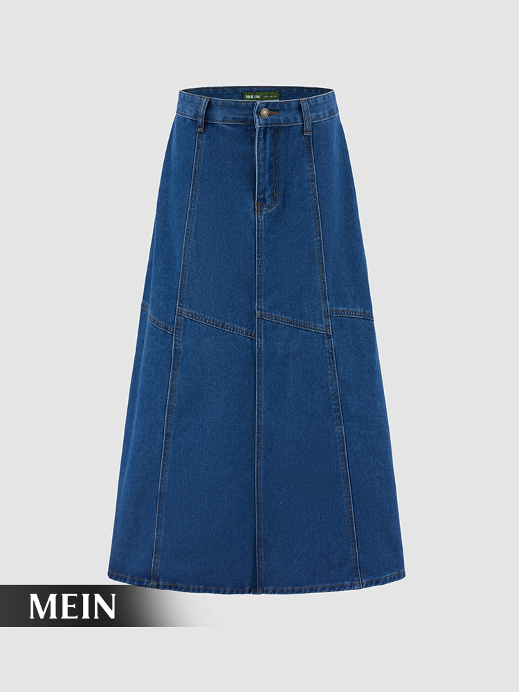 Jual [MEIN][NEW ARRIVAL] URBAN Rok Jeans Wanita Biru Sedang 4441 ...