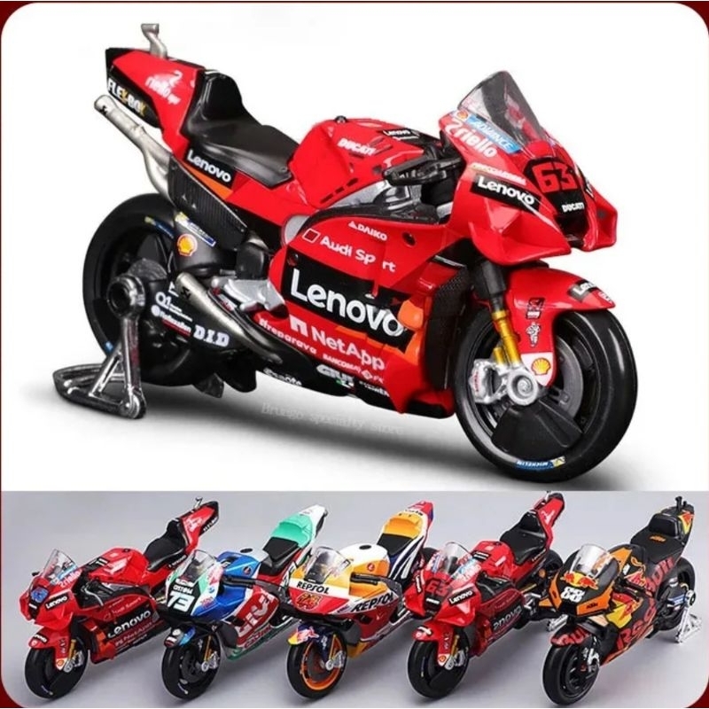Jual Diecast Miniatur MOTOR GP Team Motocycle Maisto Diecast Skala 1:18 ...