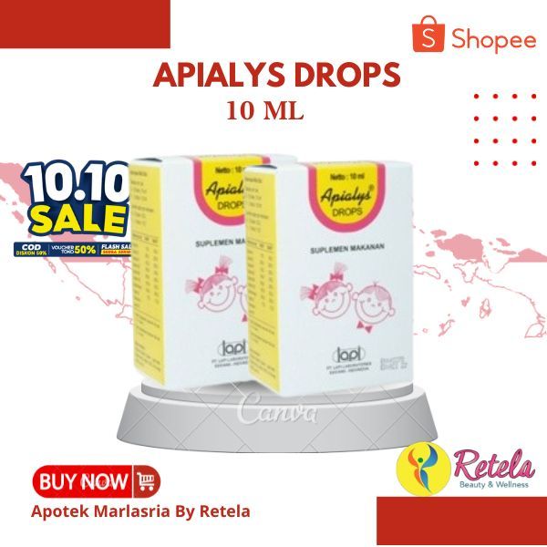Jual APIALYS DROPS 10ML /Untuk Kebutuhan Vitamin Anak | Shopee Indonesia