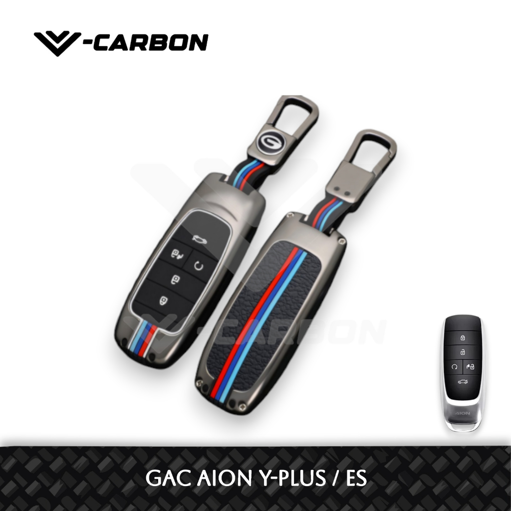 Jual V-Carbon Metal Key Cover Smartkey Casing Cover Kunci Logam GAC ...