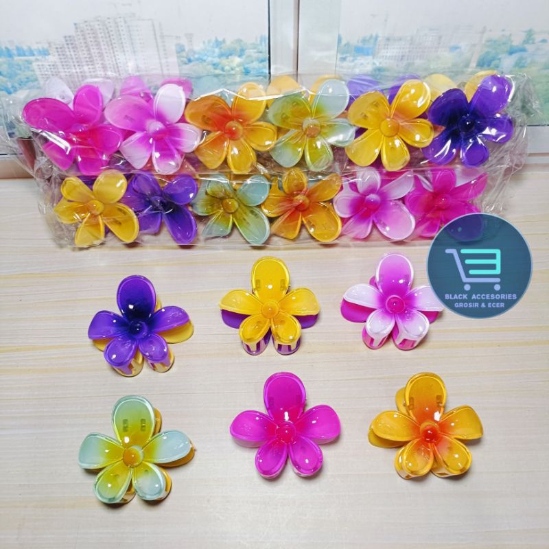 Jual Jepit rambut jedai KAMBOJA warna isi 12 pcs | Shopee Indonesia